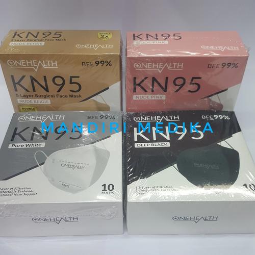 Jual Masker KN95 BFE 99% 5ply Original Onehealth - Hitam - Jakarta ...