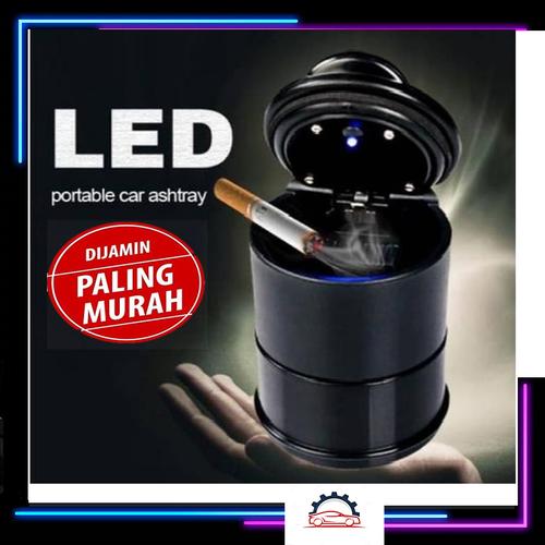 Jual Car Ashtray Cup Asbak Mobil Tempat Abu Rokok Lampu LED - Jakarta ...