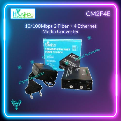 Jual HSAIRPO CM2F4E Media Converter 2FO 4ETH 10/100Mbps - Kota Surabaya ...
