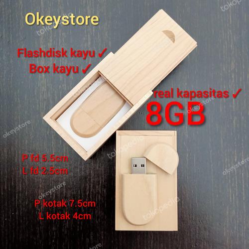 Jual FLASHDISK 8GB KAYU + BOX REAL KAPASITAS - Kota Tangerang ...