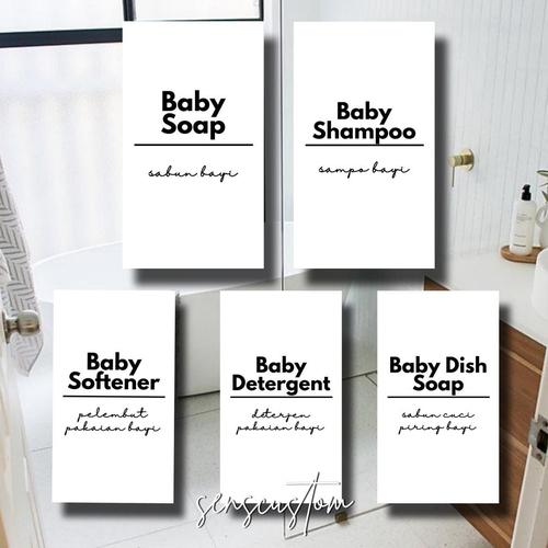 Jual Stiker Label Botol Sabun Mandi Sampo & Alat Kebersihan Rumah ...