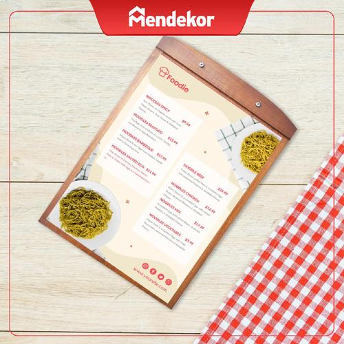 Jual Dolo |menu board kayu papan custom logo buku restaurant cafe ...