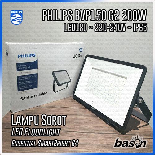 Promo PHILIPS BVP150 200W 220V SWB LED Flood Light - Lampu Sorot IP65 - Putih 6500K - Jakarta ...