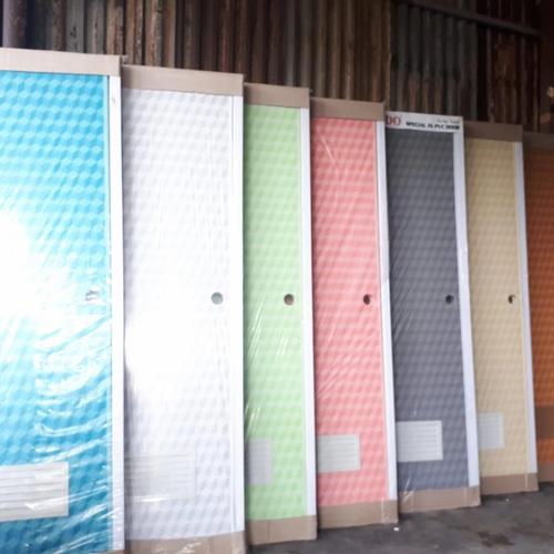 Jual pintu kamar mandi pvc Alindo tipe motif - Putih - Kota Serang ...