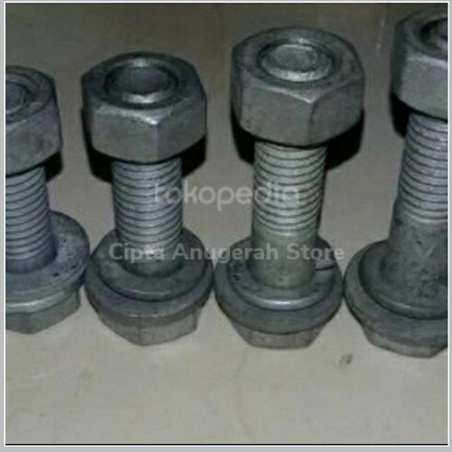 Jual Baut mur baja 8.8 HDG | M10x100 mm | Hotdip galvanis 10 x 100 HDG - Jakarta Pusat - Cipta ...