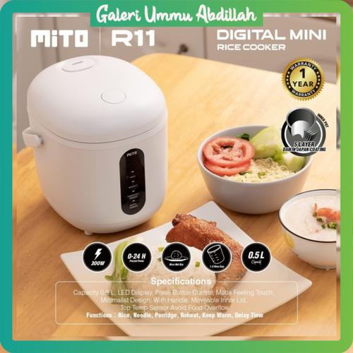 Jual Rice Cooker MITO R11 Digital Mini Kapasitas 0,5 Liter - Original ...