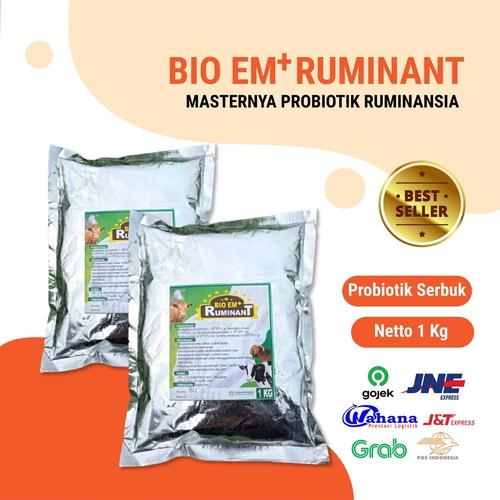 Jual Probiotik Serbuk untuk hewan ternak BIO EM+ 1 Kg Ruminant - Kota ...