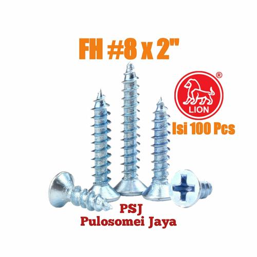 Jual Sekrup FH 8 x 2 Sekrup Tapping F+AB 8 x 2 Tapping Screw - Kota ...