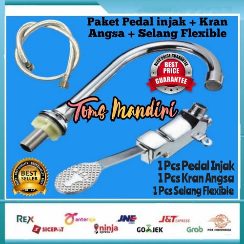 Jual Kran Wastafel Pedal Injak / Keran Wastafel Injak Valve Bahan ...