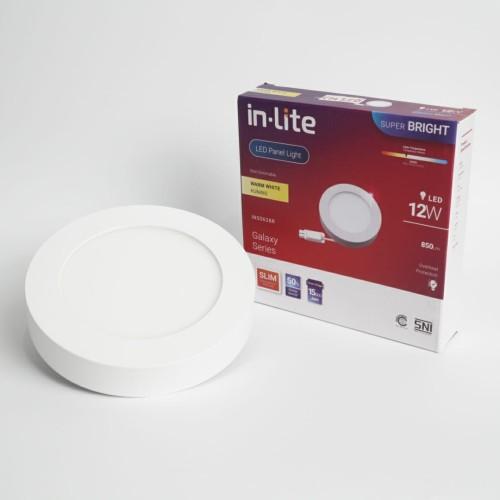 Jual LAMPU DOWNLIGHT LED PANEL INLITE IN LITE 12W 12 WATT BULAT OUTBOW ...