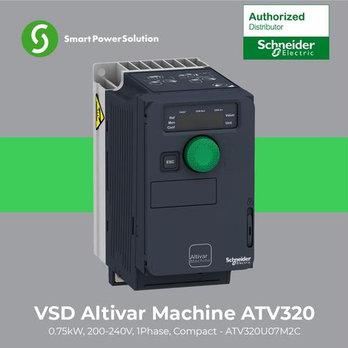 Promo Schneider Altivar ATV320 Inverter 0.75kw 1P - ATV320U07M2C Cicil ...