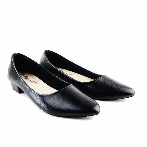 Jual Sepatu heels wanita kantor hitam slim 3cm - Hitam, 40 - Kab ...