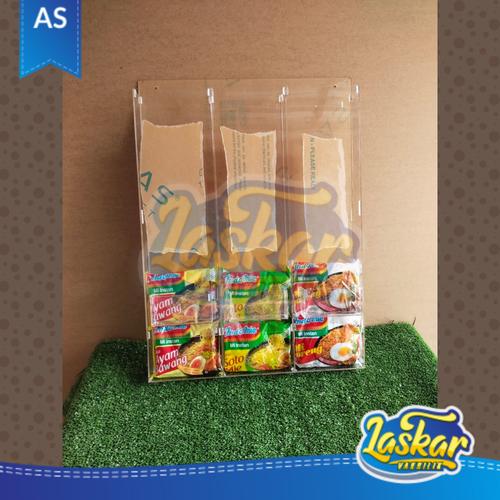 Jual Display Acrylic tempat indomie/acrylic tempat indomie siap saji ...