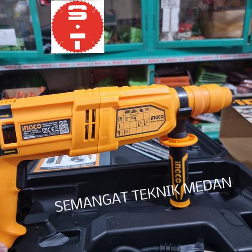 Jual RGH9028-2 MESIN ROTARY HAMMER 26MM ADAPTOR KEPALA BOR 800 WATT ...