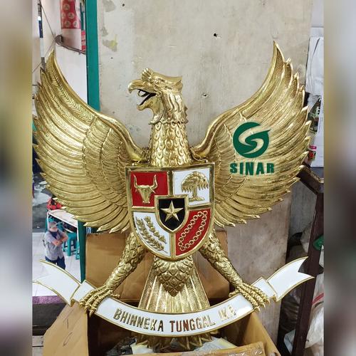 Jual Lambang garuda kuningan pancasila ukuran 100 cm atau 1 meter ...