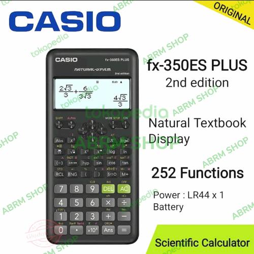 Jual CASIO FX350ES PLUS FX-350ES PLUS SCIENTIFIC CALCULATOR FX350 FX ...