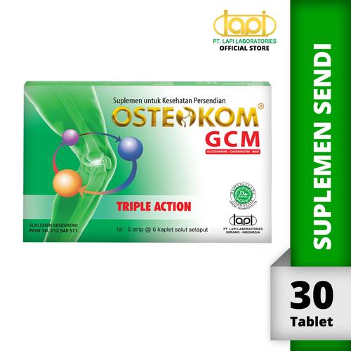 Jual Osteokom GCM isi 5strip @6kaplet - Suplemen kesehatan sendi ...