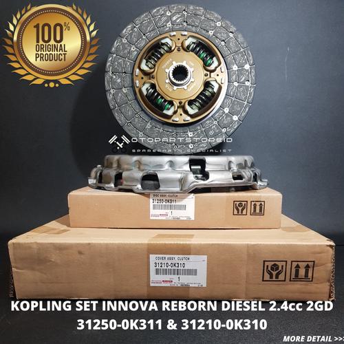 Jual PLAT KOPLING SET / KOPLING SET INNOVA REBORN DIESEL ORIGINAL ...