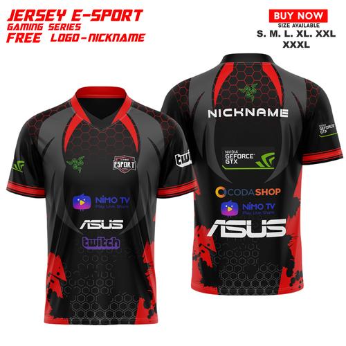 Jual KAOS JERSEY GAMING ASUS ROG FREE NICKNAME DAN LOGO SQUAD - Kab ...
