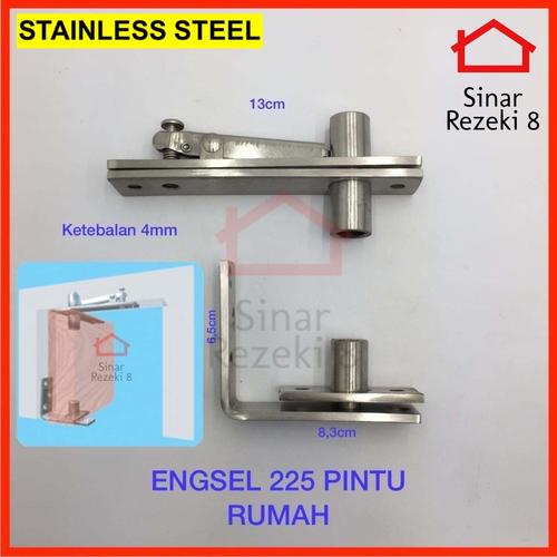 Jual Engsel Pivot Rumah 225 STAINLESS Atas Bawah Tanam Putar Swing ...