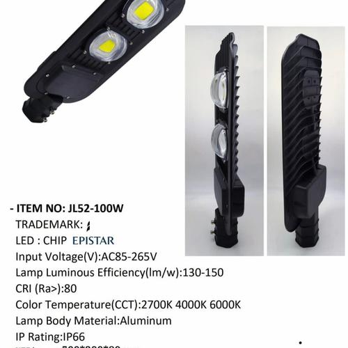 Jual Lampu led 100w lampu jalan led 100 w pju led 100watt cobra ...