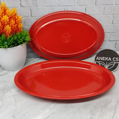 Promo Piring Oval Melamin 10 inch - Piring Saji - Piring Cekung ...