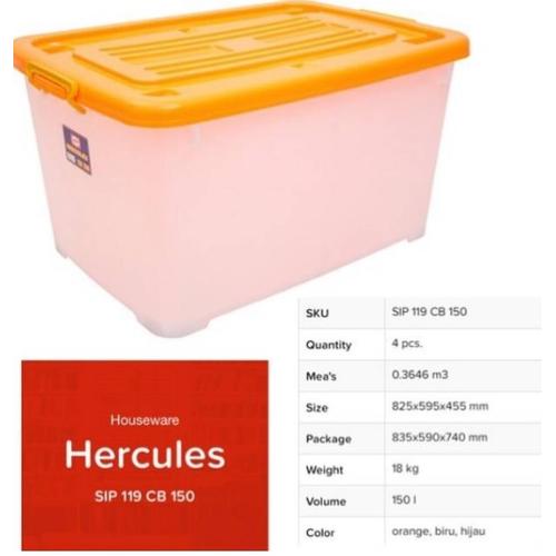 Jual Shinpo Kontainer Box Roda Kap. 150 Lt (82.5x59.5x45 cm) - Jakarta ...