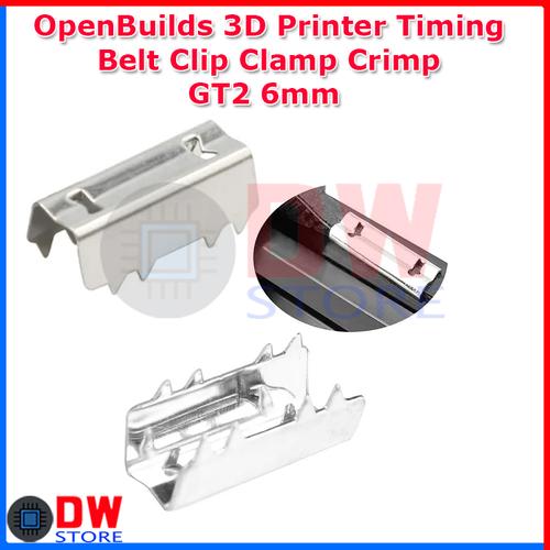 Jual OpenBuilds 3D Printer Timing Belt Clip Clamp GT2 2GT W6 6mm - Kab ...