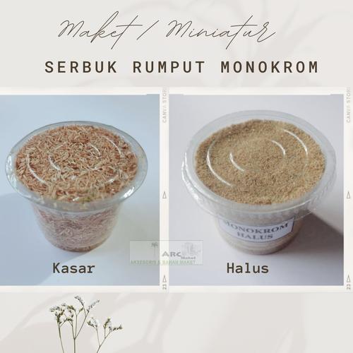 Jual SERBUK RUMPUT MONOCHROME untuk Arsitektur/Diorama/Hobi - Kota ...