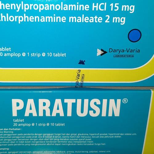 Jual paratusin tablet 1,box 20 strip - Jakarta Selatan - sarasah jaya ...
