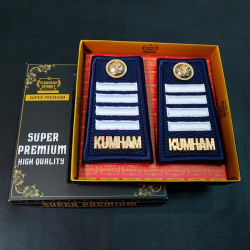 Jual PANGKAT PDH KUMHAM 2D PEREKAT/VELCRO BORDIR MOTIF TIMBUL ...