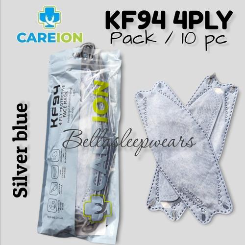Jual SILVER BLUE CAREION KF94 - MASKER KF94 4PLY CAREION KEMENKES ...