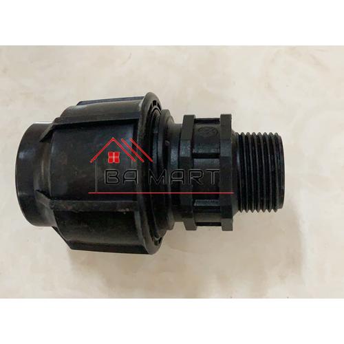 Jual Socket Drat Luar HDPE 1/2" 3/4" 1" SDL Selang PE Hitam Selang PDAM ...
