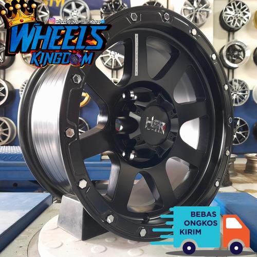 Jual velg mobil r15 model jeep pcd 6 x139,7 panther touring hiace ...