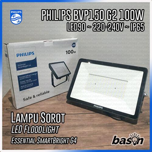Promo PHILIPS BVP150 100W 220V SWB LED Flood Light - Lampu Sorot IP65 ...