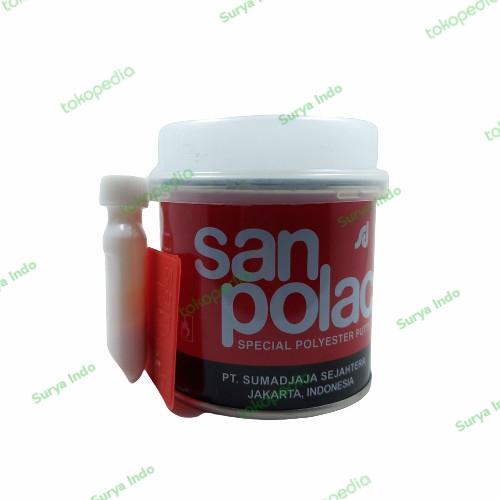 Jual DEMPUL SAN POLAC 250 GRAM+PENGERAS+KAPE PVC DEMPUL BESI KAYU ...