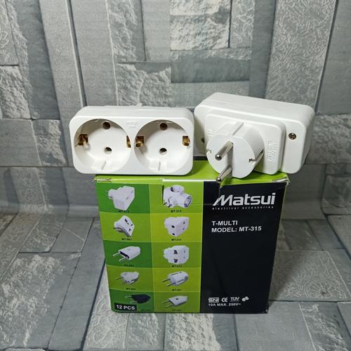 Jual Steker T Multi Matsui 2 Lubang Type MT-315 SNI - Jakarta Utara ...