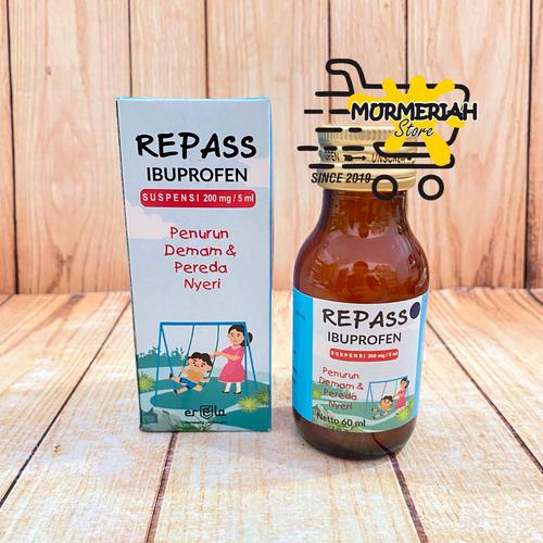 Jual REPASS 200mg/5 ml Sirup 60 ml-Syrup Obat Demam,Nyeri & Sakit ...