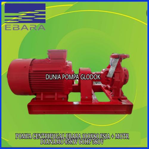 Jual Pompa Centrifugal EBARA 100x80 FSJA + Motr Dianamo 45kw 60HP 380V - Jakarta Barat - Dunia ...