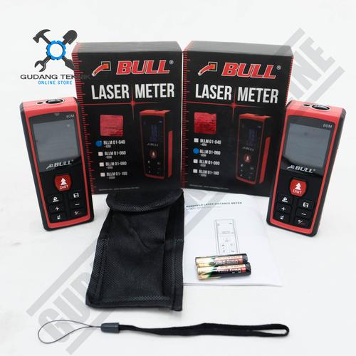 Jual Meteran Laser Digital Bull 40m / 60m - Laser Meter 40 / 60 Meter ...