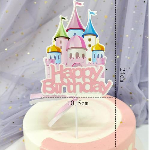 Jual Topper background Istana, Hiasan kue Istana, Topper Castle - Kota ...