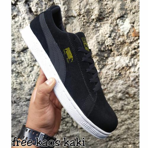 Jual SEPATU PRIA SNEAKER SIZE BESAR BIG SIZE JUMBO 45 46 47 HITAM LIS ...