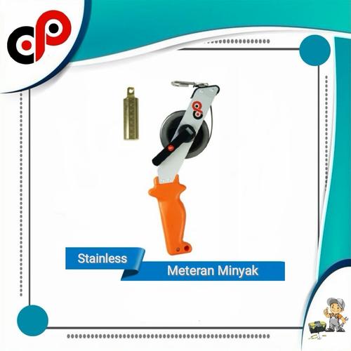 Jual Meteran Minyak (Stainless) / Oil Depth Meter / Sounding Tape - 20 ...