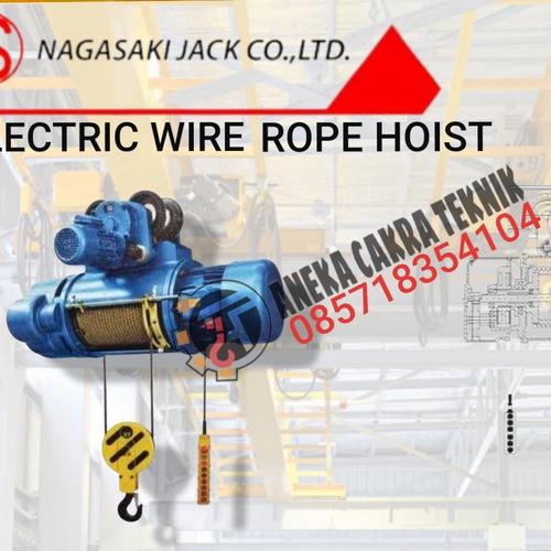 Jual Electric Wire Rope Hoist 5 Ton x 12 Meter NAGASAKI Made In Japan ...