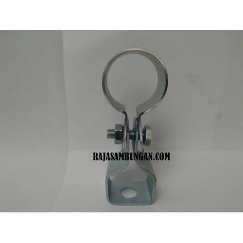 Jual Klem Gantung Besi 2 inch Besi Polos Holder Clamp Pengencang Pipa ...