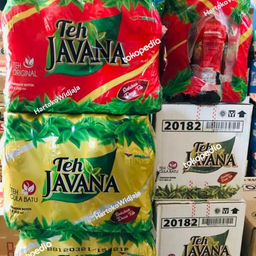 Jual TEH JAVANA BOTOL 350ML ORIGINAL /GULA BATU DUS ISI 12 BOTOL ...