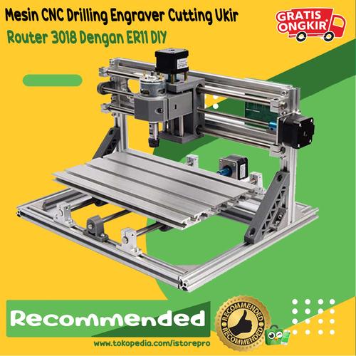 Jual Mesin CNC Drilling Engraver Cutting Ukir Router 3018 Dengan ER11 ...
