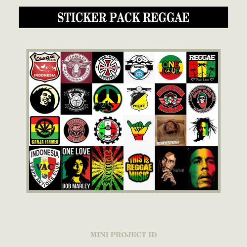 Jual STICKERPACK LOGO REGGAE SERIES / STIKER KACA / STICKER STIKER ...