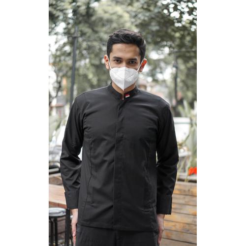 Jual "Indonesia" Style Chef Jacket Unisex / Seragam Kitchen - Hitam, S ...