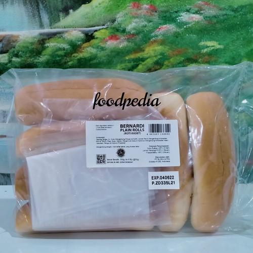 Jual Roti Hot dog bernardi isi 6 / roti hotdog murah / roti sosis ...